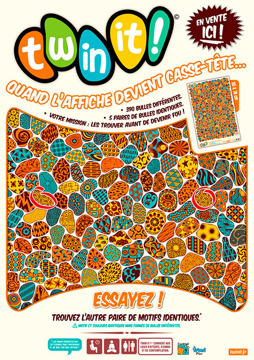 Twin it — le poster - Cocktail Games
